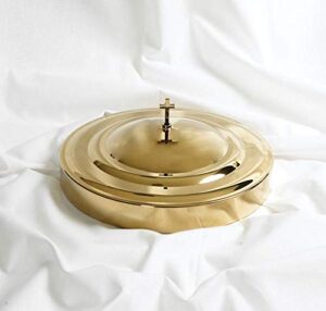 broadman church supplies remembranceware communion tray cover, brass