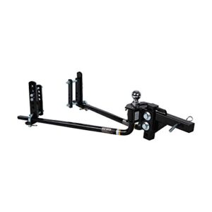 fastway e2 2-point sway control round bar hitch, 94-00-1061, 10,000 lbs trailer weight rating, 1,000 lbs tongue weight rating, weight distribution kit includes standard hitch shank, ball is included