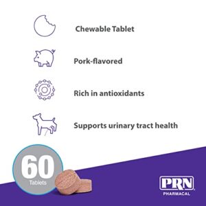 PRN Pharmacal CranMate Cranberry Supplement - Chewable Cranberry Extract Nutritional Supplements for Dogs & Cats - Cranberry Urinary Tract Health - 60 Chew Tabs