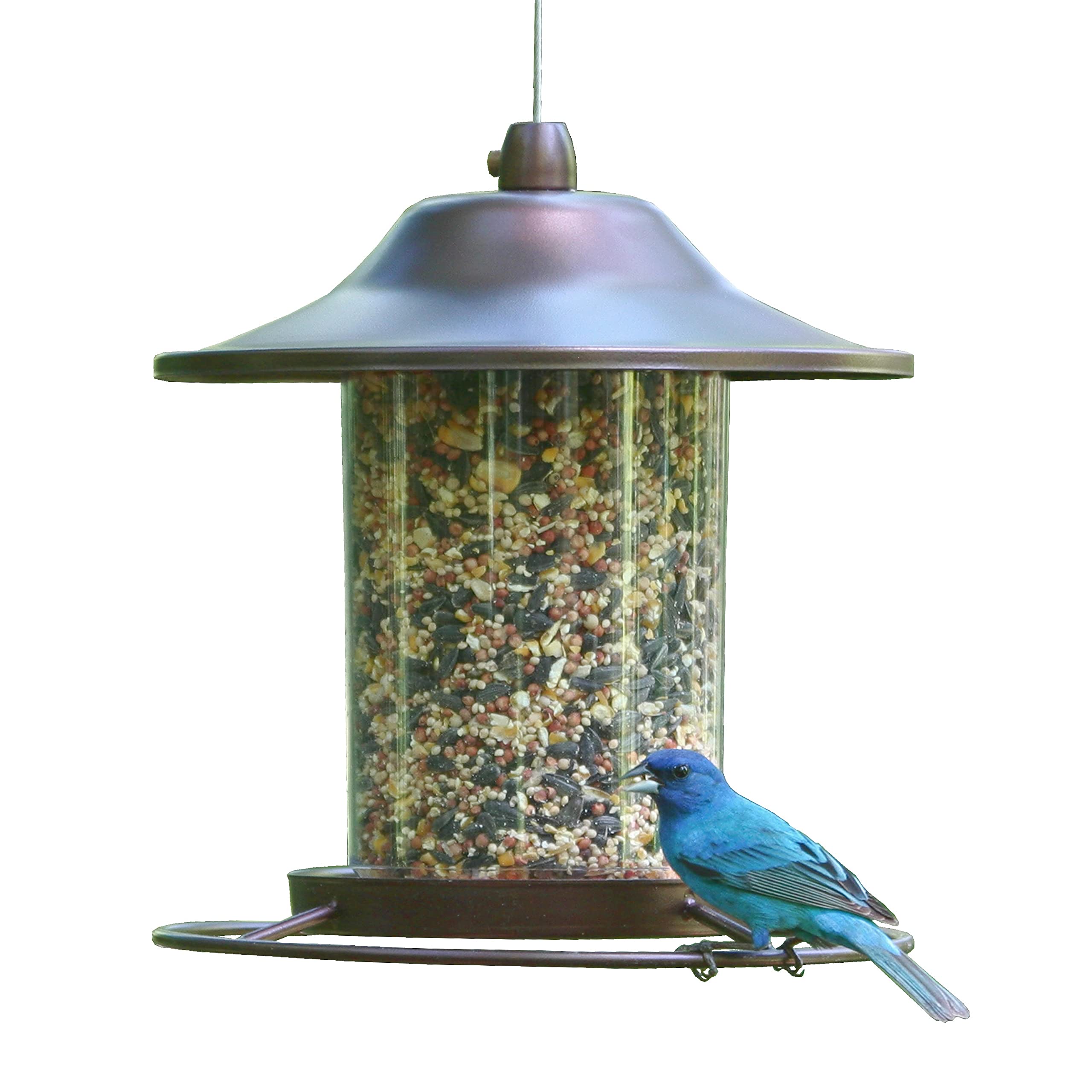 Perky-Pet 312-1SR Outdoor Panorama Wild Bird Feeder - 2 Lb Seed Capacity