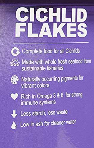 Omega One Cichlid Flakes, 5 lb x1