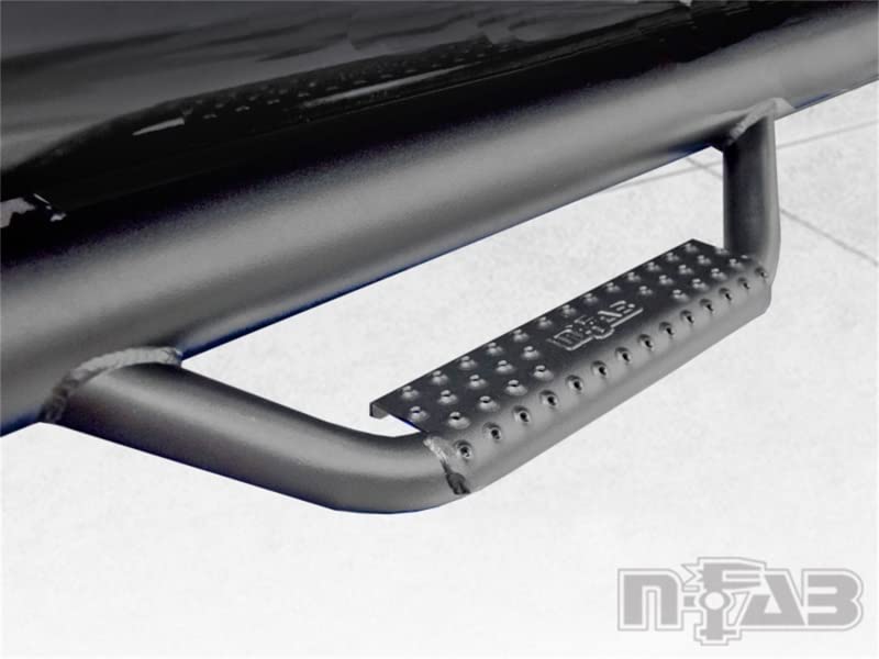 N-Fab Nerf Steps | Textured Black, Wheel-to-Wheel w/ Bed Access | C01105CC-6-TX | Fits 2001-2006 Chevrolet/GMC 2500 / 3500 Crew Cab 6.5' Standard Bed, SRW Gas / Diesel