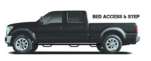 N-Fab Nerf Steps | Textured Black, Wheel-to-Wheel w/ Bed Access | C01105CC-6-TX | Fits 2001-2006 Chevrolet/GMC 2500 / 3500 Crew Cab 6.5' Standard Bed, SRW Gas / Diesel