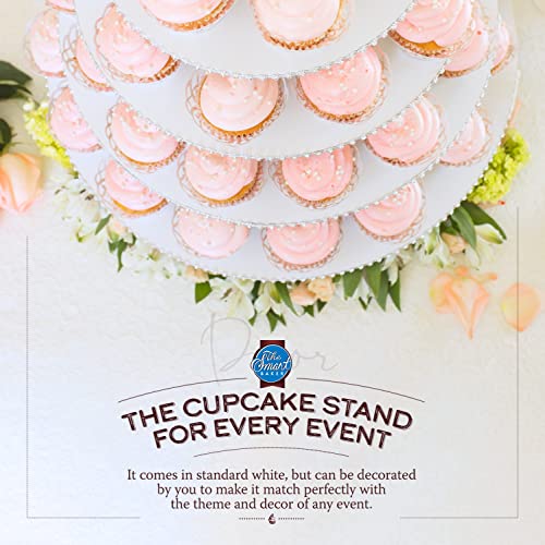 As Seen on Shark Tank Cupcake Stand - Dessert Stand, Tier Stand, Cupcake Stand-Hold Up to 90 Cupcakes-Catering Supplies for Buffet Display-Treat Stands for Dessert Table, Wedding Cake & Cupcake Stand