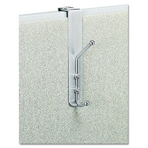 Safco Products 4167 Over-The-Panel Coat Hook (Qty. 1), Silver