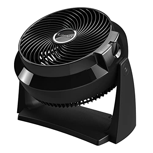 Lasko 3635 10-Inch Blades Air Flexor Floor or Wall Mount Fan, Black