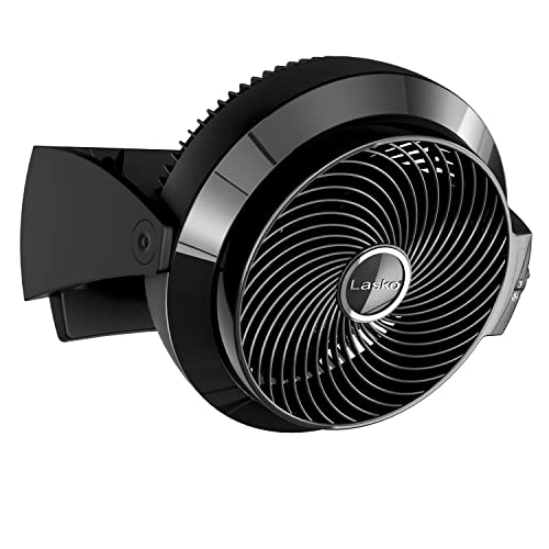 Lasko 3635 10-Inch Blades Air Flexor Floor or Wall Mount Fan, Black