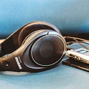 Shure SRH1440 Professional Open Back Headphones - 40mm Neodymium Drivers, Full-Range Audio with Detailed Highs and Rich Bass for Mastering and Critical Listening, Circumaural Design for Natural Sound