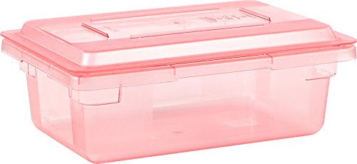 Carlisle FoodService Products 10611C05 StorPlus 3.5 Gallon Color-Coded Box 18" x 12" x 6", Red