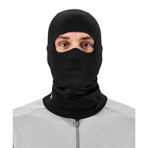 Ergodyne - 16824 Natural Wool Balaclava Ski Mask, Winter Face Mask, Moisture Wicking, N-Ferno 6824 Black