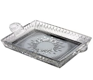 lismore diamond square serving tray