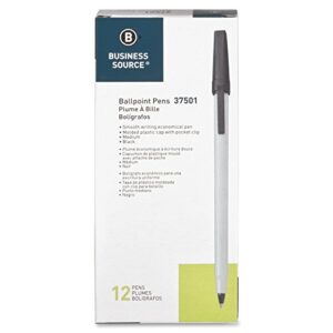 Business Source Medium Point Ballpoint Stick Pens