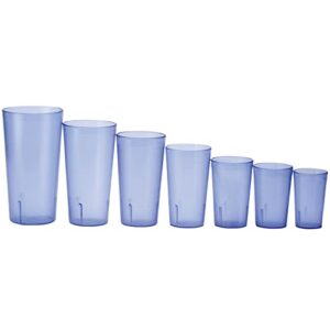 Winco Pebbled Tumblers, 32-Ounce, Blue