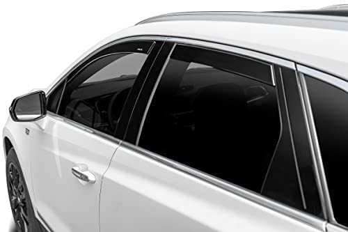 Auto Ventshade [AVS] Low Profile Ventvisor | 2008 - 2013 Cadillac CTS, Smoke - 4 pc. | 894025