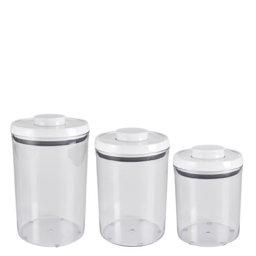 OXO Good Grips 3-Piece Airtight POP Round Canister Set