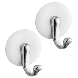 interdesign york self-adhesive hook, medium - set of 2