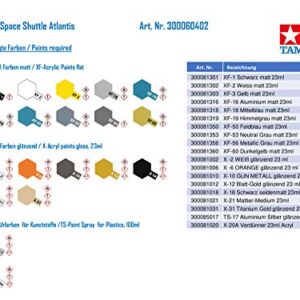 Tamiya Models Pace Shuttle Atlantis Model Kit