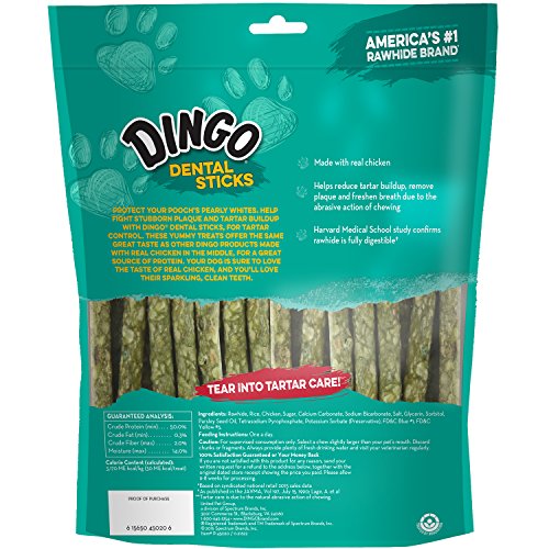 Dingo Tartar And Breath Dental Sticks For All Dogs, 48-Count