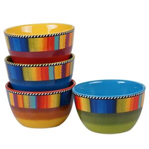 Certified International Sierra 16 Piece Dinnerware Set, Service for 4, Multicolored