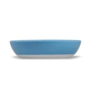 Van Ness Pets EcoWare Whisker-Friendly Cat Bowl, Wide Dish Cat Dish, 8 OZ, Blue