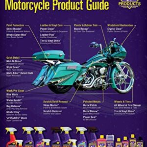 Wizards Bike Wash - Cleaner For Motorcycle Washing Kit- Quick Detailer for Bike Kit with Bug Remover - For Your Motorcycle Accessories and Detail Kit - 22 oz