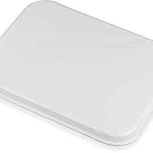 Carlisle FoodService Products 1814FG001 Fiberglass Glasteel Solid Rectangular Tray, 18" x 14", Bone White (Case of 12)