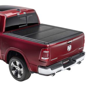 undercover flex hard folding truck bed tonneau cover | fx31004 | fits 2002 - 2018, 2019 - 2020 classic dodge ram 1500, 2003-20 2500/3500 w/o rambox 6' 4" bed (76.3")