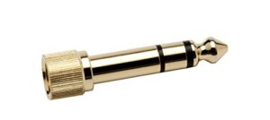 krk 1/8" to 1/4" screw-in headphone adapter