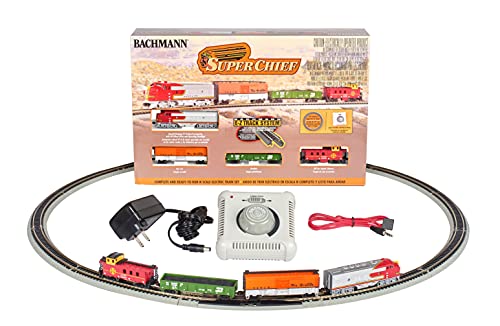 Bachmann Trains - Super Chief Ready To Run Electric Train Set - N Scale