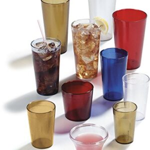 Carlisle FoodService Products Stackable Plastic Tumbler, 16 Ounce, Clear, (Pack of 24)