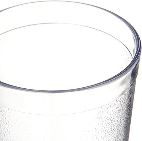 Carlisle FoodService Products Stackable Plastic Tumbler, 16 Ounce, Clear, (Pack of 24)