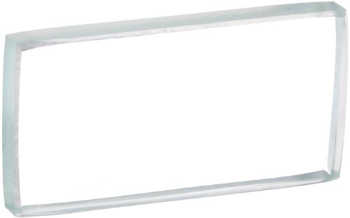 United Scientific GLP1X2-P Glass Streak Plate, 2" Height X 1" Width X 1/4" Thick (Pack of 10)