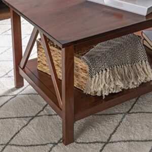 Linon Home Dcor Linon Home Decor Titian Coffee Table, 44.02"w x 21.97"d x 20"h, Antique Tobacco