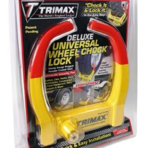 Trimax TCL265 Small Deluxe Keyed Alike Wheel Chock Lock, (Pack of 2)