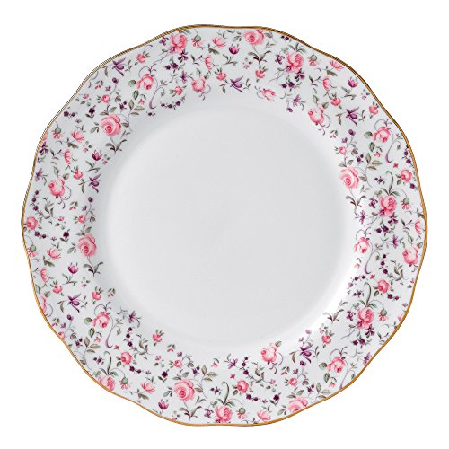 Royal Albert Rose Confetti 5-Piece Place Setting, White, Pink, Purple, Green