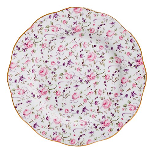 Royal Albert Rose Confetti 5-Piece Place Setting, White, Pink, Purple, Green