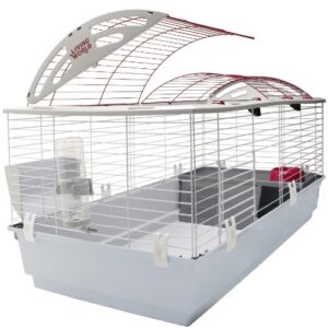 living world deluxe habitat, rabbit, guinea pig and small animal cage, white, x-large