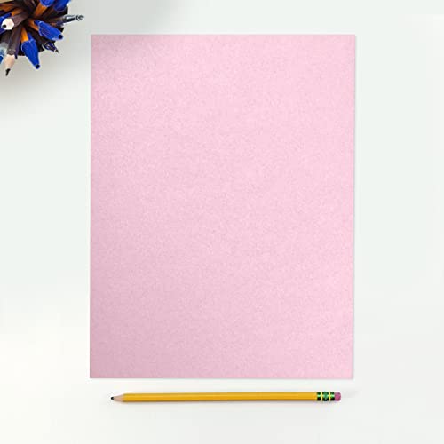 LUXPaper 8.5" x 11" Paper | Letter Size | Rose Quartz Metallic | 80lb. Text | 50 Qty