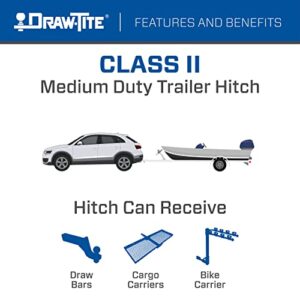 Draw-Tite 24874 Class 1 Trailer Hitch, 1.25 Inch Receiver, Black, Compatible with 2012-2015 Mazda 5