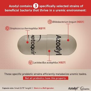 Vetoquinol Azodyl for Dogs and Cats, Helps Support Normal Kidney Function and Health for Dogs and Cats, Supports The Function and Health of Kidneys in Dogs and Cats, 90 Ct