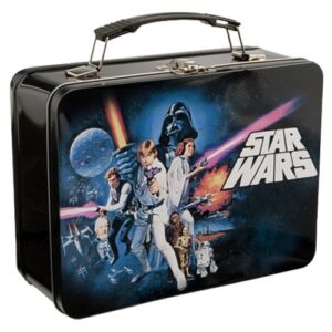 vandor 99270 star wars episode 4 large tin tote, black