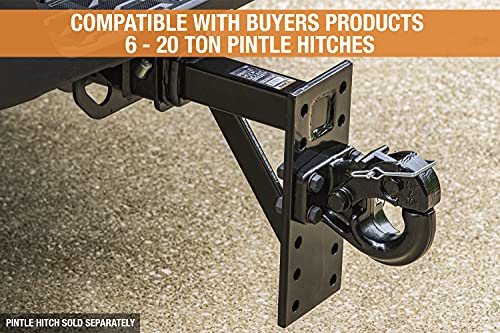 Buyers Products PM812 6 Position Pintle Hook Mount With 12.25 Inch Shank