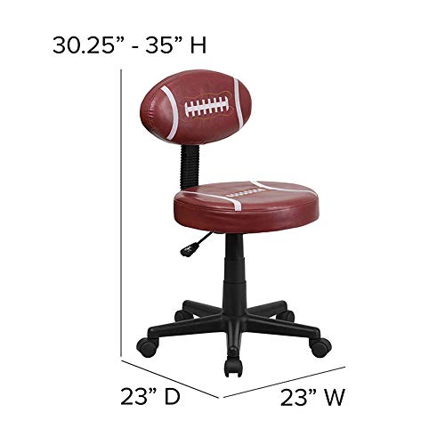 Flash Furniture Preston Football Swivel Task Office Chair