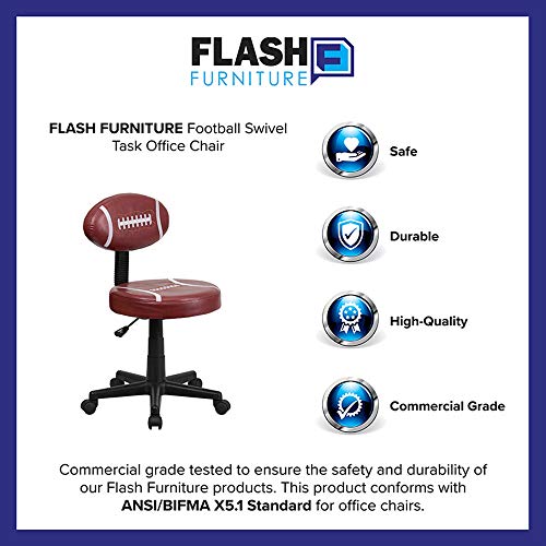 Flash Furniture Preston Football Swivel Task Office Chair