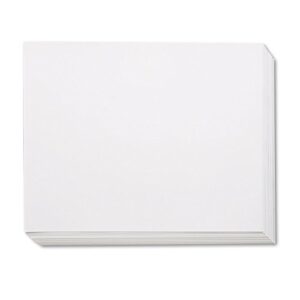 pacon 104225 peacock four-ply railroad board, 22 x 28, white, 100/carton