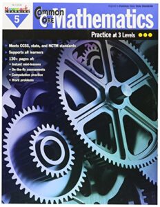 newmark learning common core mathematics reproducible book, grade 5