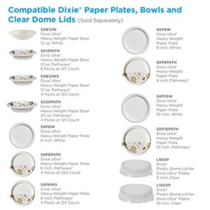 Dixie Ultra 12 oz. Heavy-Weight Paper Bowls by GP PRO (Georgia-Pacific), Pathways, SXB12WS (CASE), 500 Count (125 Bowls Per Pack, 4 Packs Per Case)