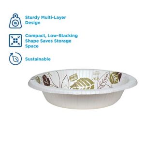 Dixie Ultra 12 oz. Heavy-Weight Paper Bowls by GP PRO (Georgia-Pacific), Pathways, SXB12WS (CASE), 500 Count (125 Bowls Per Pack, 4 Packs Per Case)