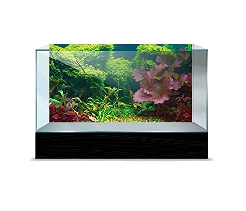 SPORN Aquarium Background, Static Cling, Tropical, 24" x 12"