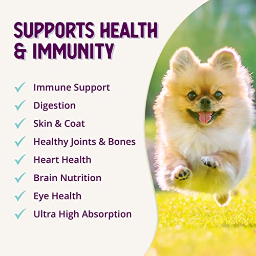 Health Extension Lifetime Multivitamin and Minerals for Dogs & Puppies, Supplements for Immune System, Digestion, Joint Support, Coat & Skin, Contains Vitamin A, D, E, K, B12, 60 Tablets